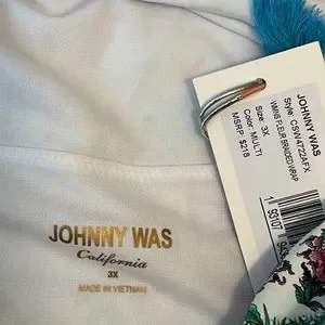 Johnny Was | Swim | Johnny Was Plus Fleur Braided Mock Wrap Upf 5 Lined ...